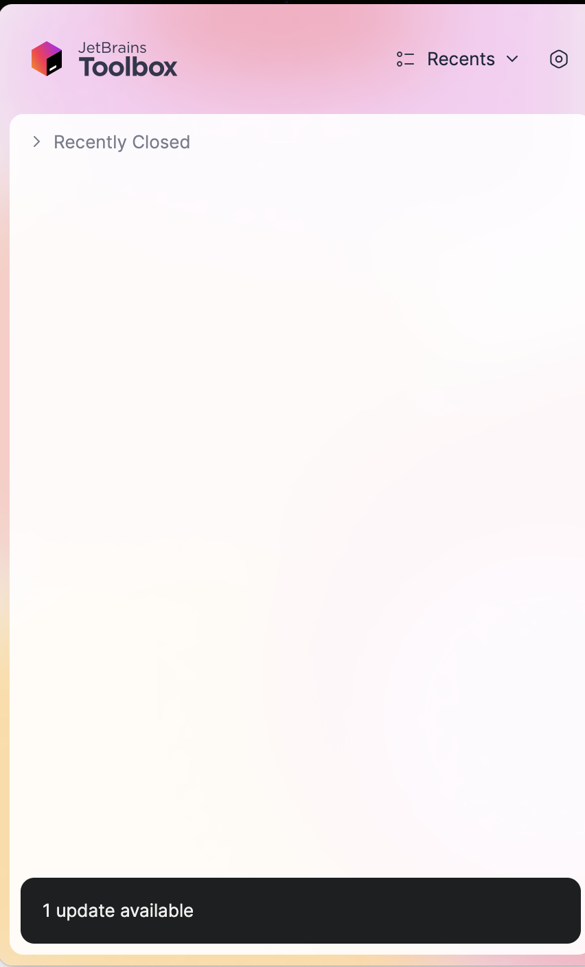 Toolbox Does Not Show Tools/Projects/Services tabs only Recently Closed ...